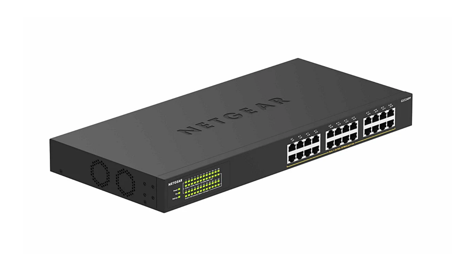 具備 24 LAN 口及 PoE 供電功能 ，Netgear GS324PP 交換機 網店發售 – TechNow 當代科技